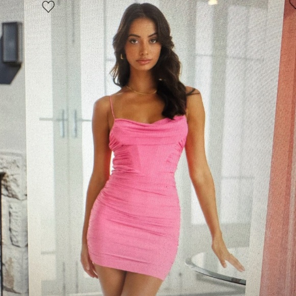 Hello Molly | Dresses | Hello Molly Hot Pink Corset Dress | Poshmark